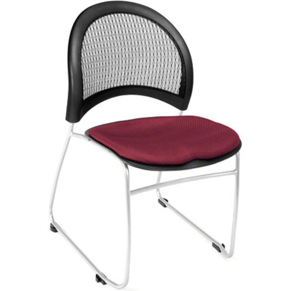 OFM 335-2211 Moon Stack Chair, Burgundy - Walmart.com