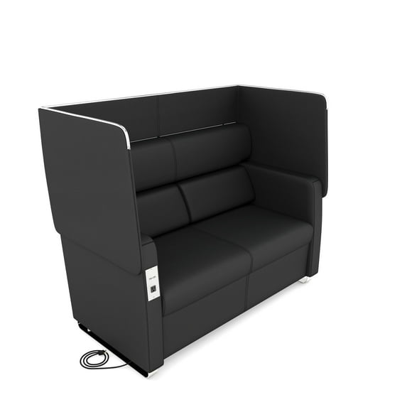 OFM Morph Series Model 2202 Privacy Sofa with Flip-Up Privacy Panels ...