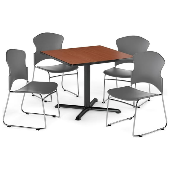 OFM PKG-BRK-034-0001 Breakroom Package Featuring 36 in. Square Multi ...