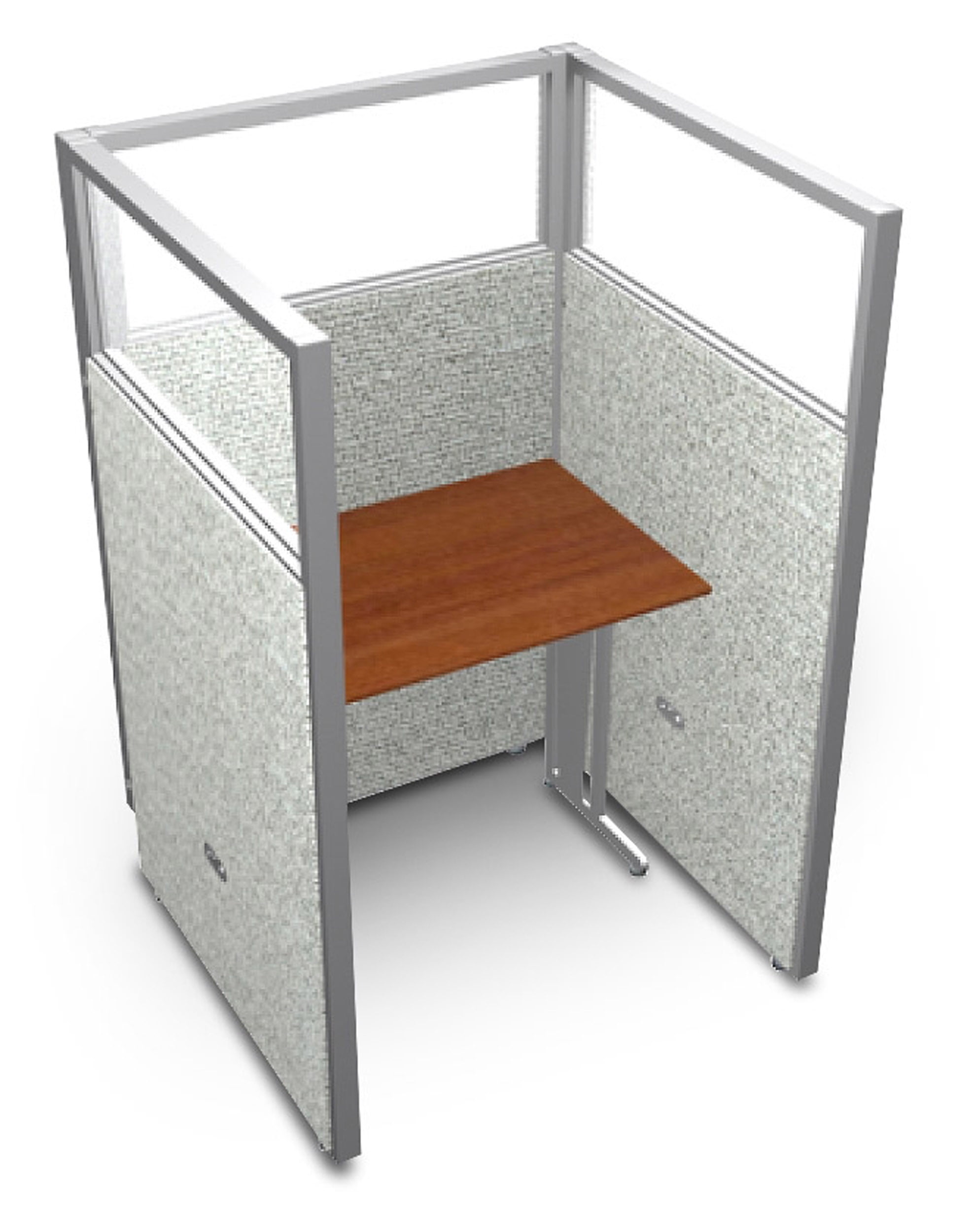 OFM T1X1-6337-PGGC Privacy Station Units with Polycarbonate Panels ...