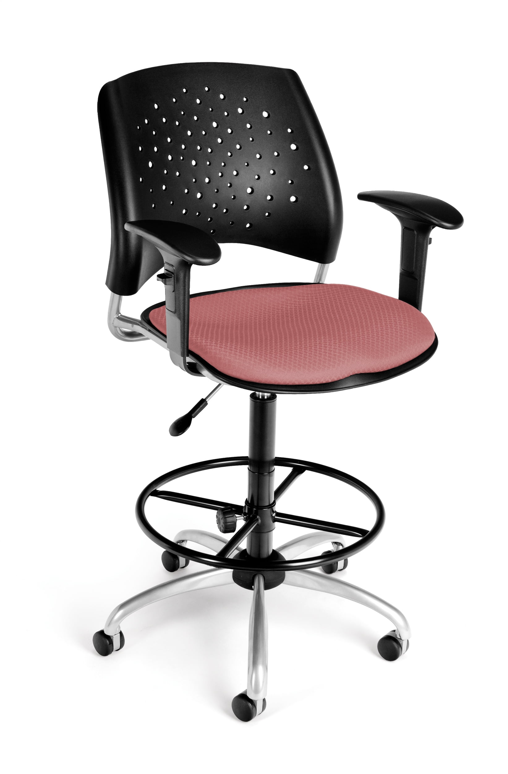 Free Shipping! OFM Stars and Moon Mid-Back Drafting Chair with Arms and ...