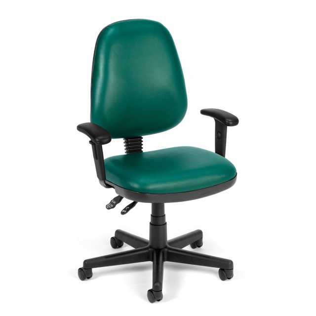 OFM Straton Series Model 119-VAM-AA Swivel Task Chair with Arms, Anti ...