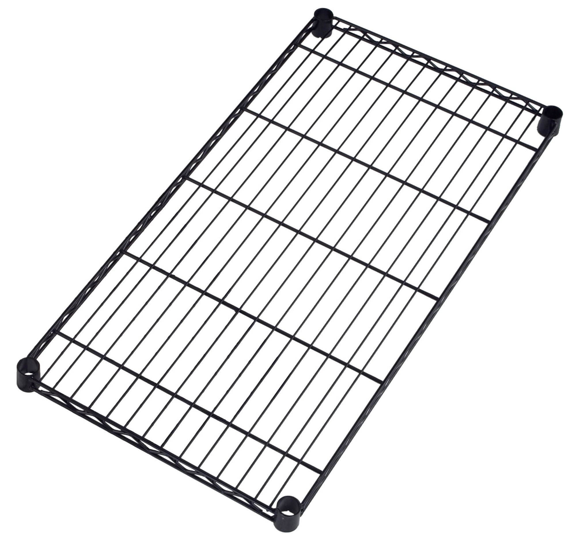 OFM X5 Series Model S3618 36" x 18" Wire Shelf, Black, Pack of 2 ...