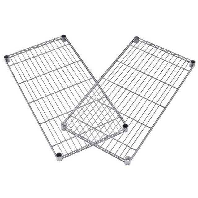 OFM X5 Series Model S3618 36" x 18" Wire Shelf, Silver, Pack of 2 ...