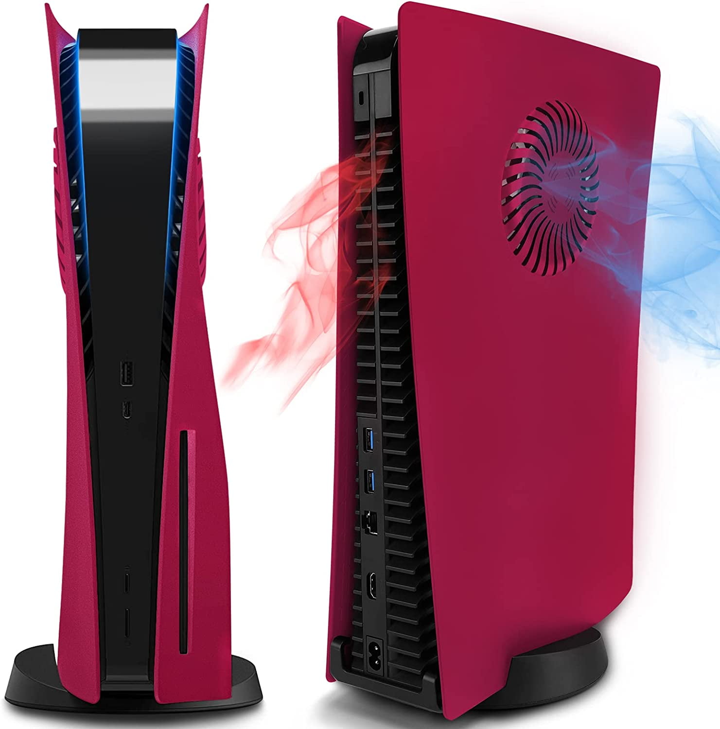 OFOCASE Face Plates for PS5 Disc Edition with Cooling Vent, Replacement ...