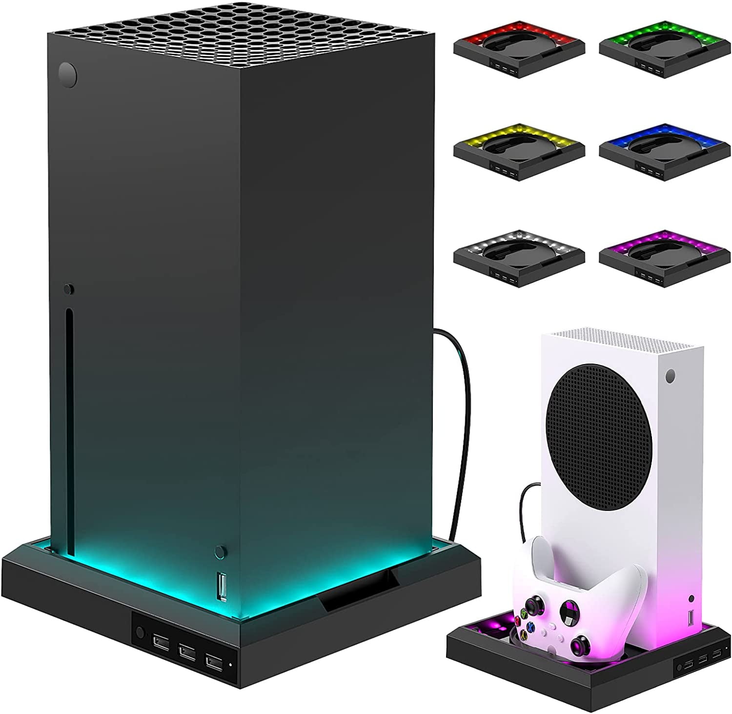 OFOCASE LED Light Stand Compatible with Xbox Series Console with 3 ...