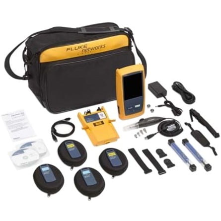 OptiFiber Pro Quad OTDR with Inspection Kit with 1 Year of Gold Support ...