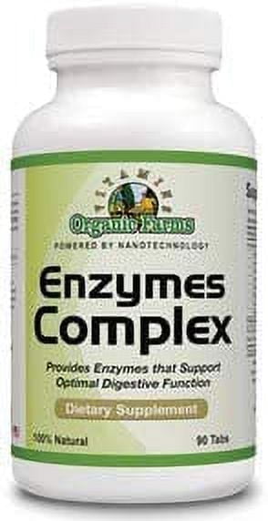 OFV Enzymes Complex 90 Tables, 100% Natural Enzymes Dietary Supplement ...