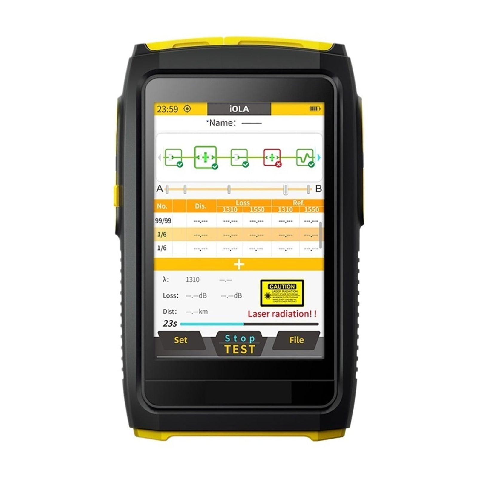 OFW Mini OTDR Optic Otdr Optical Reflector, Active Fiber Live Tester ...