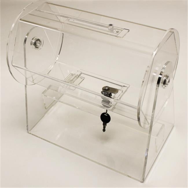 OG-2004 Small Acrylic Raffle Drum - Clear - Walmart.com