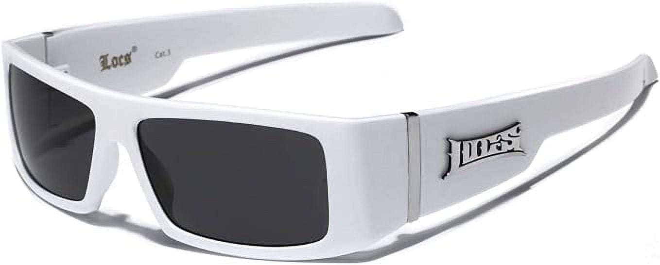 OG Locs Men's Square Frame Gangster Shades Smoke Lens Sunglasses ...