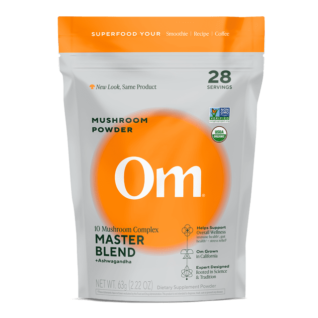 OM Mushrooms Master Blend Mushroom Powder 60gr - Walmart Business Supplies
