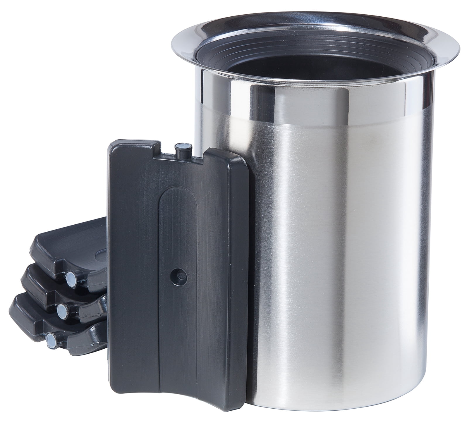 OGGI Stainless Steel Single Bottle Beverage Chiller with Freezer ...