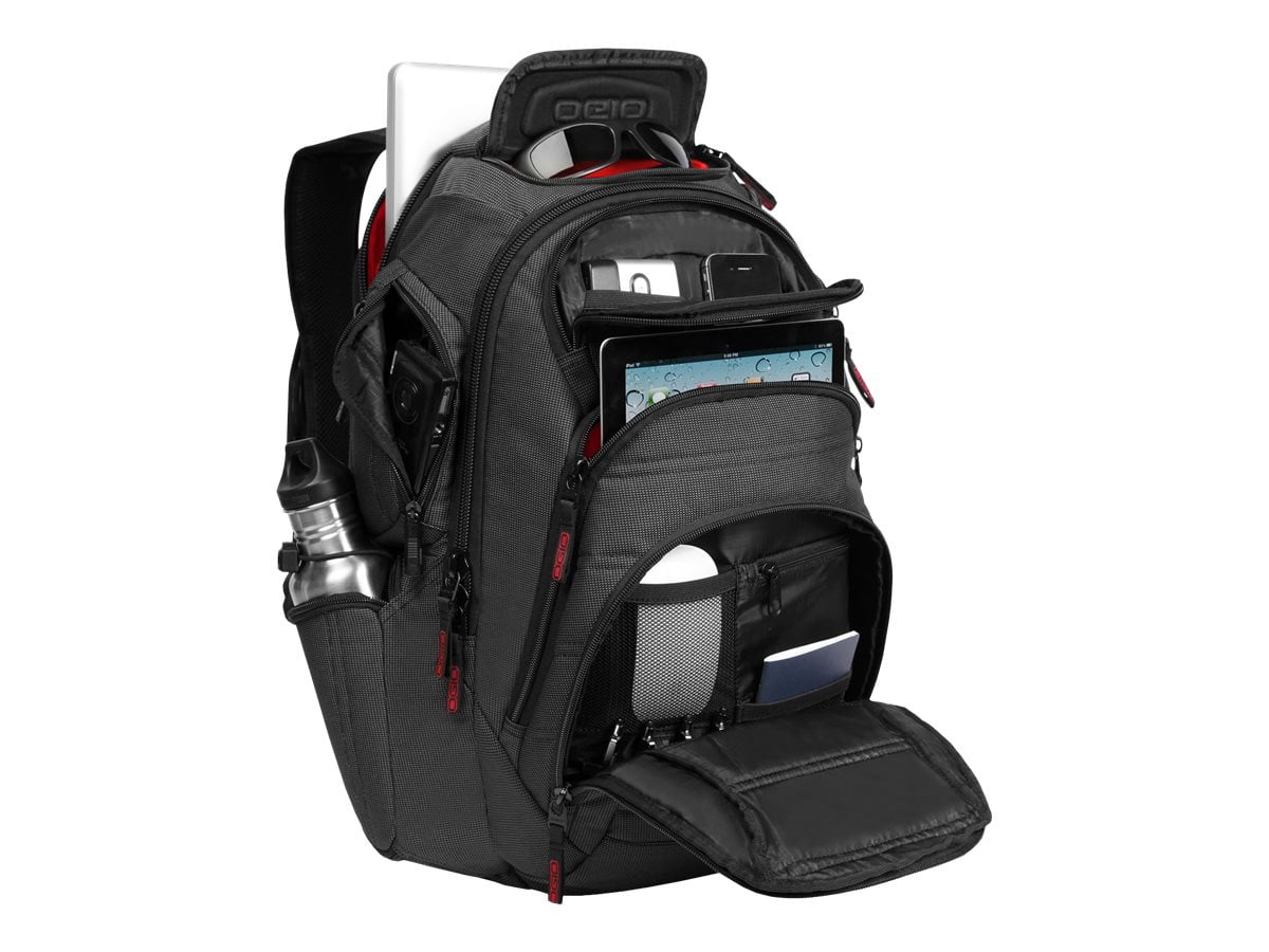 OGIO Renegade RSS - Notebook carrying backpack - 17" - black pindot ...