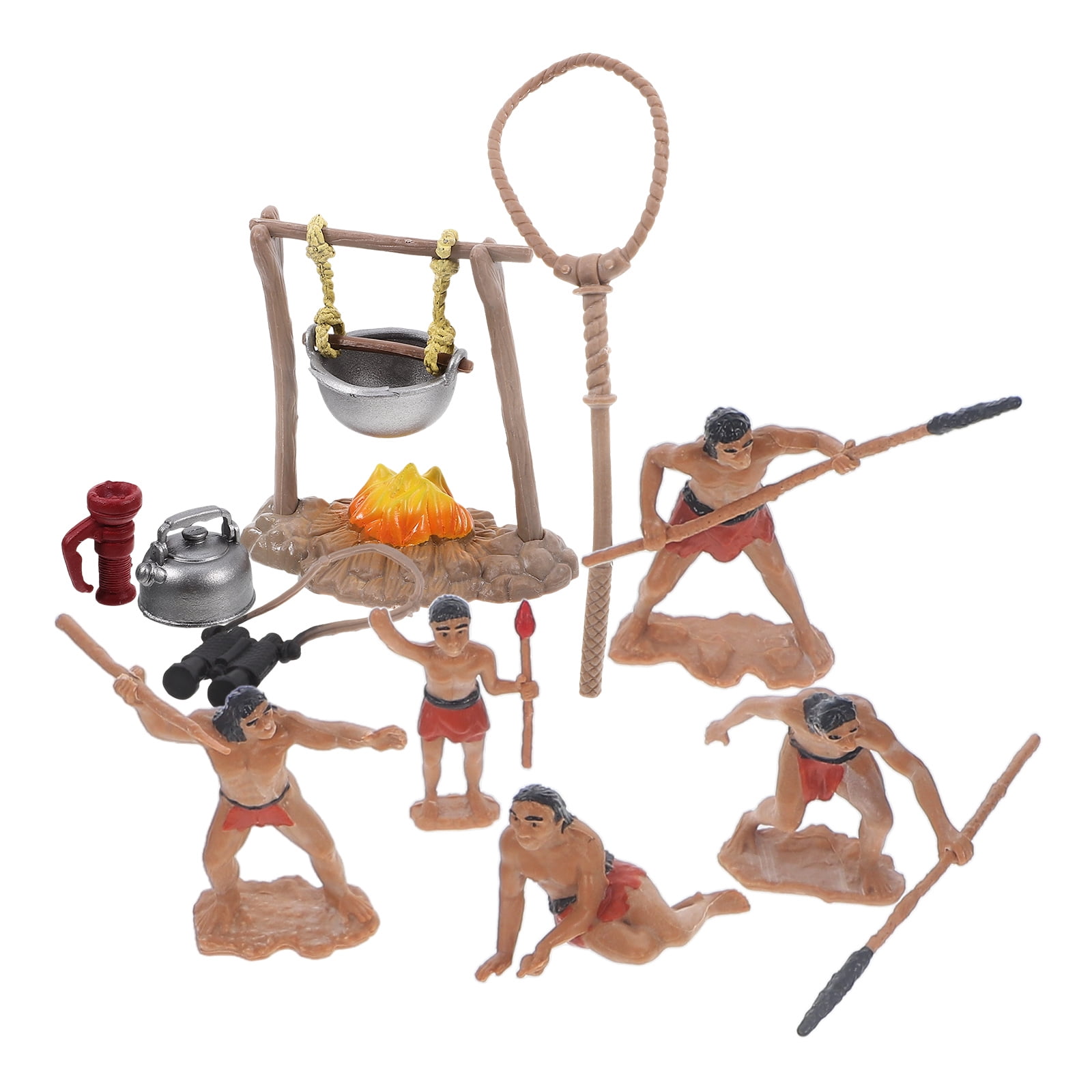 OGITUDE 1 Set Small Primitive Men Models Primitive Men Decor Simulation ...