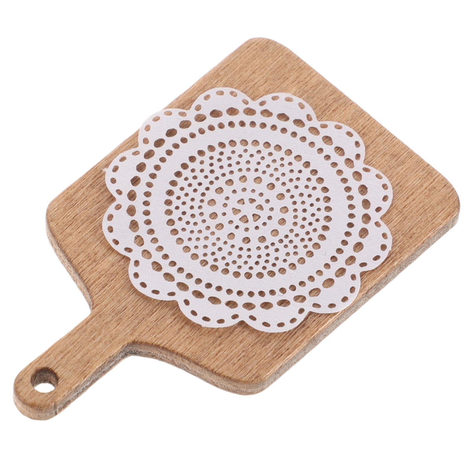 OGITUDE 1 Set Vintage Lace Doily Miniature Cake Tray for Doll House ...
