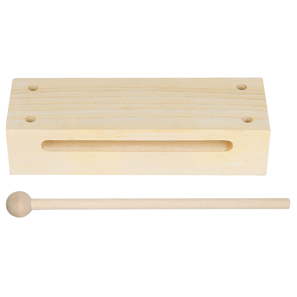 OGITUDE 1 Set Wood Block Instrument with Mallet Wood Rhythm Block ...