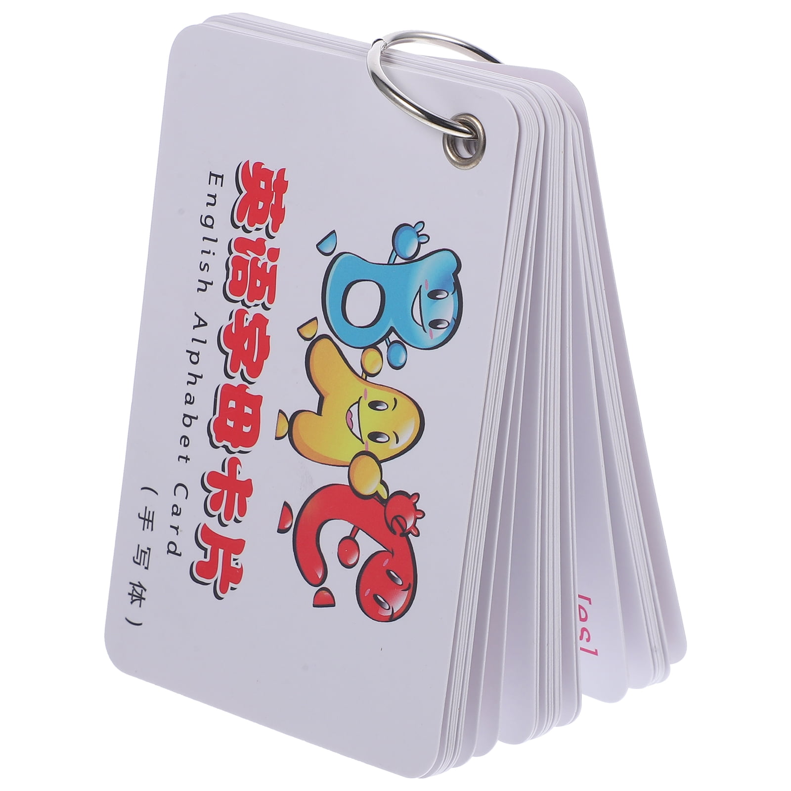 OGITUDE 1 set of Toddler Flash Cards Kids English Alphabet Flash Cards ...
