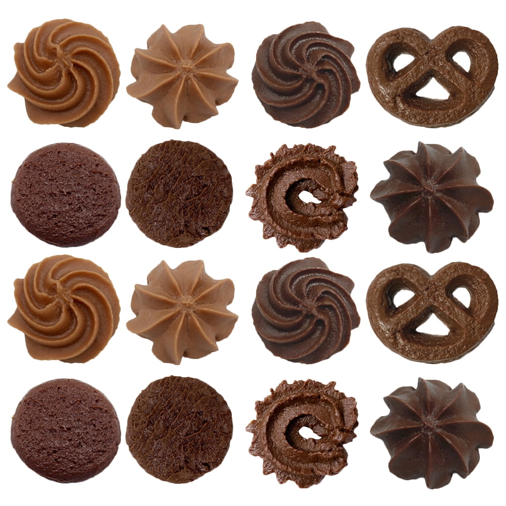 OGITUDE 16Pcs Fake Cookies Artificial Pastries Food Simulation ...