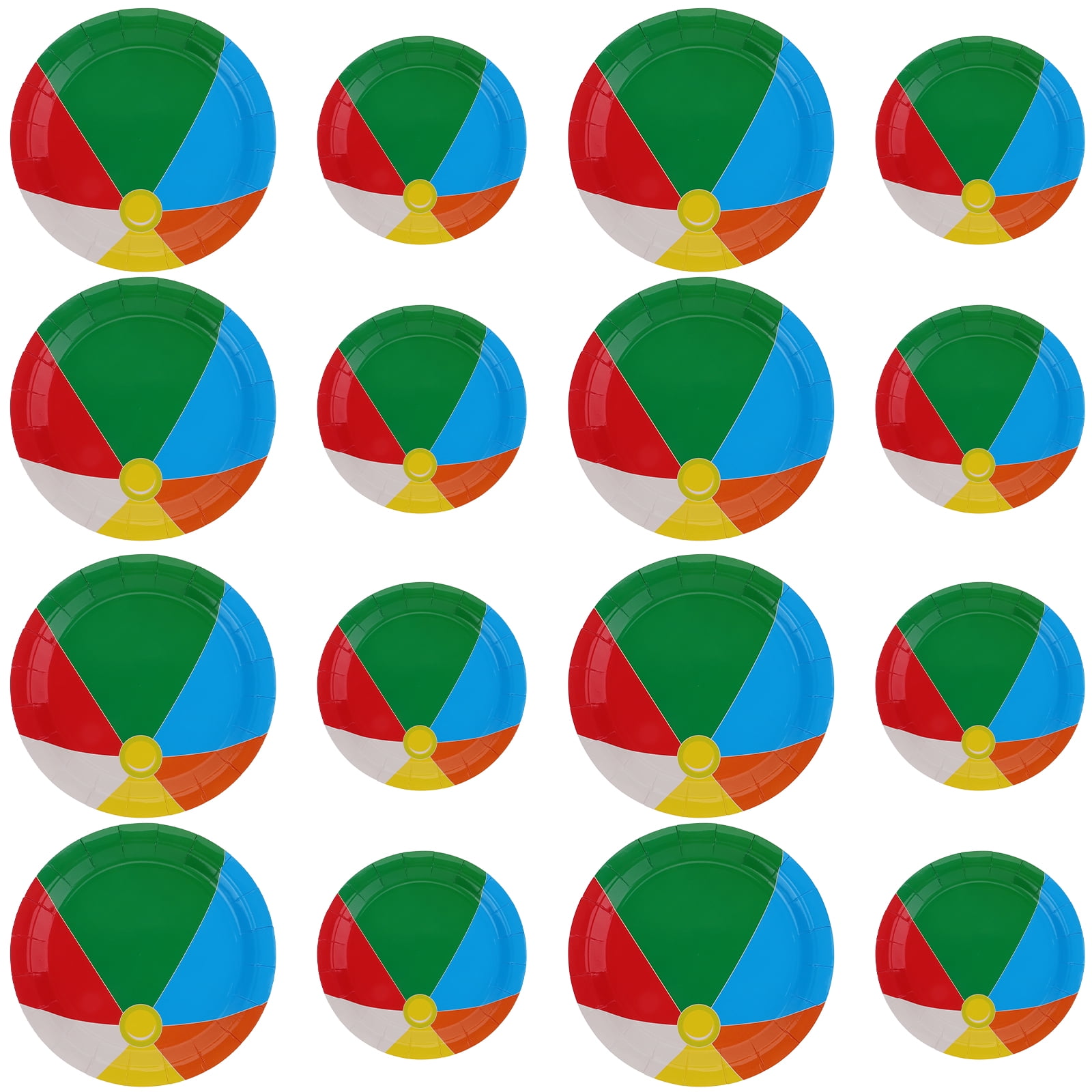 RENACLIPY Festival Dinner Paper Plate Assorted Color For Family ...