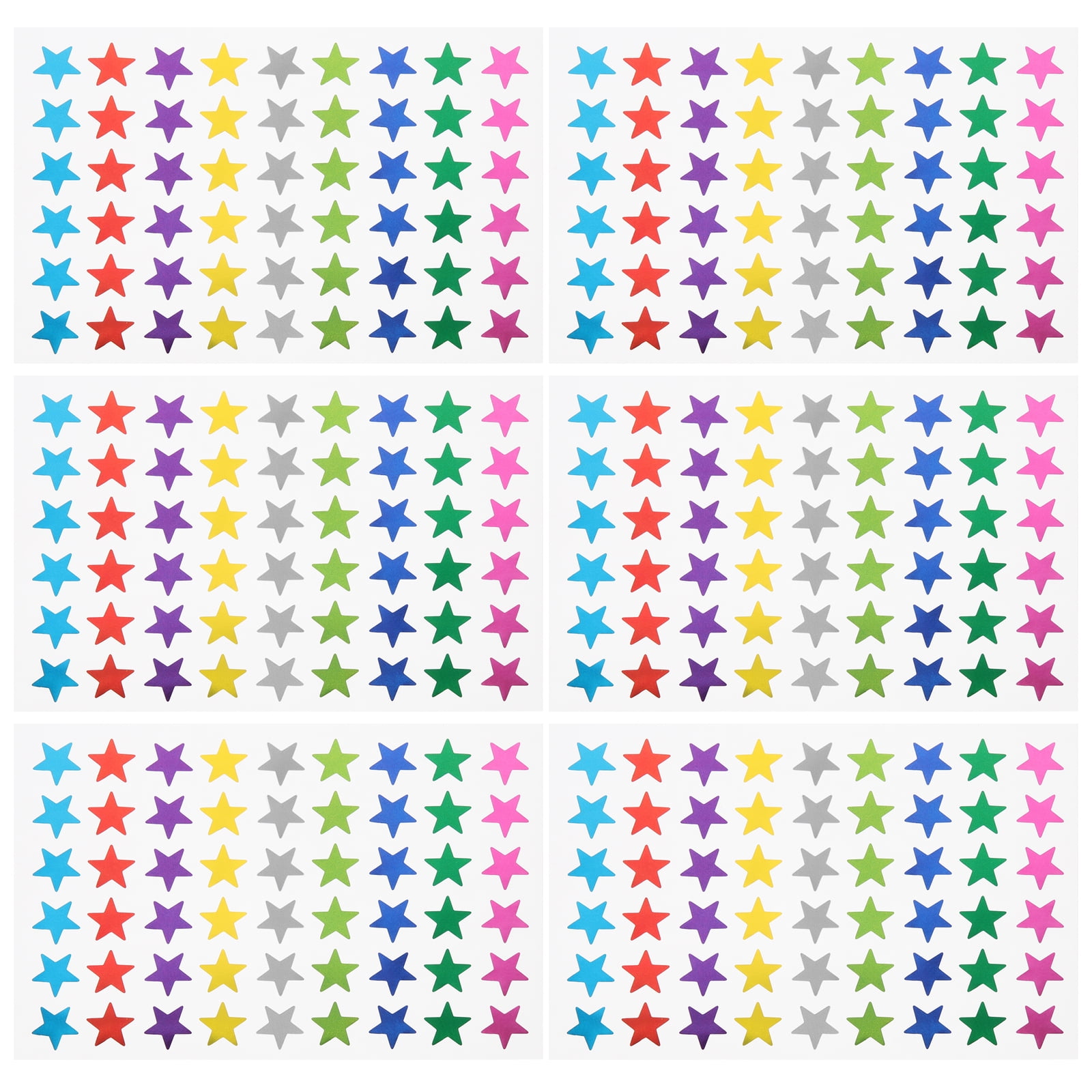 OGITUDE 30 Sheets of Star Stickers Kids Reward Stickers Kindergarten ...