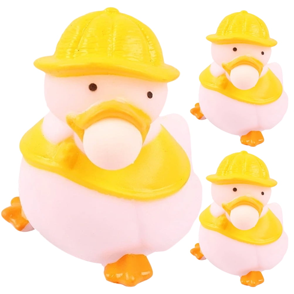 OGITUDE 3pcs Cartoon Duck Fidget Toys Squeeze Toys Cute Fidget ...