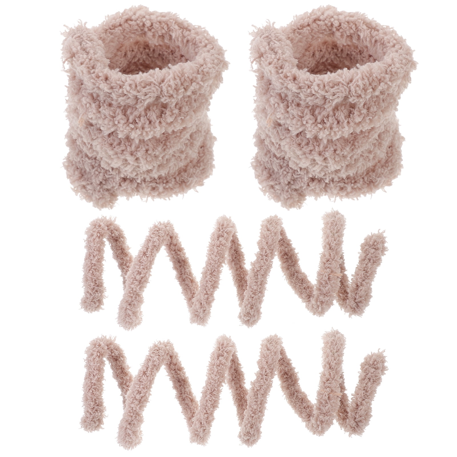 OGITUDE 4pcs DIY Twisted Sticks Material Chenille Stems Twisting Fluffy ...