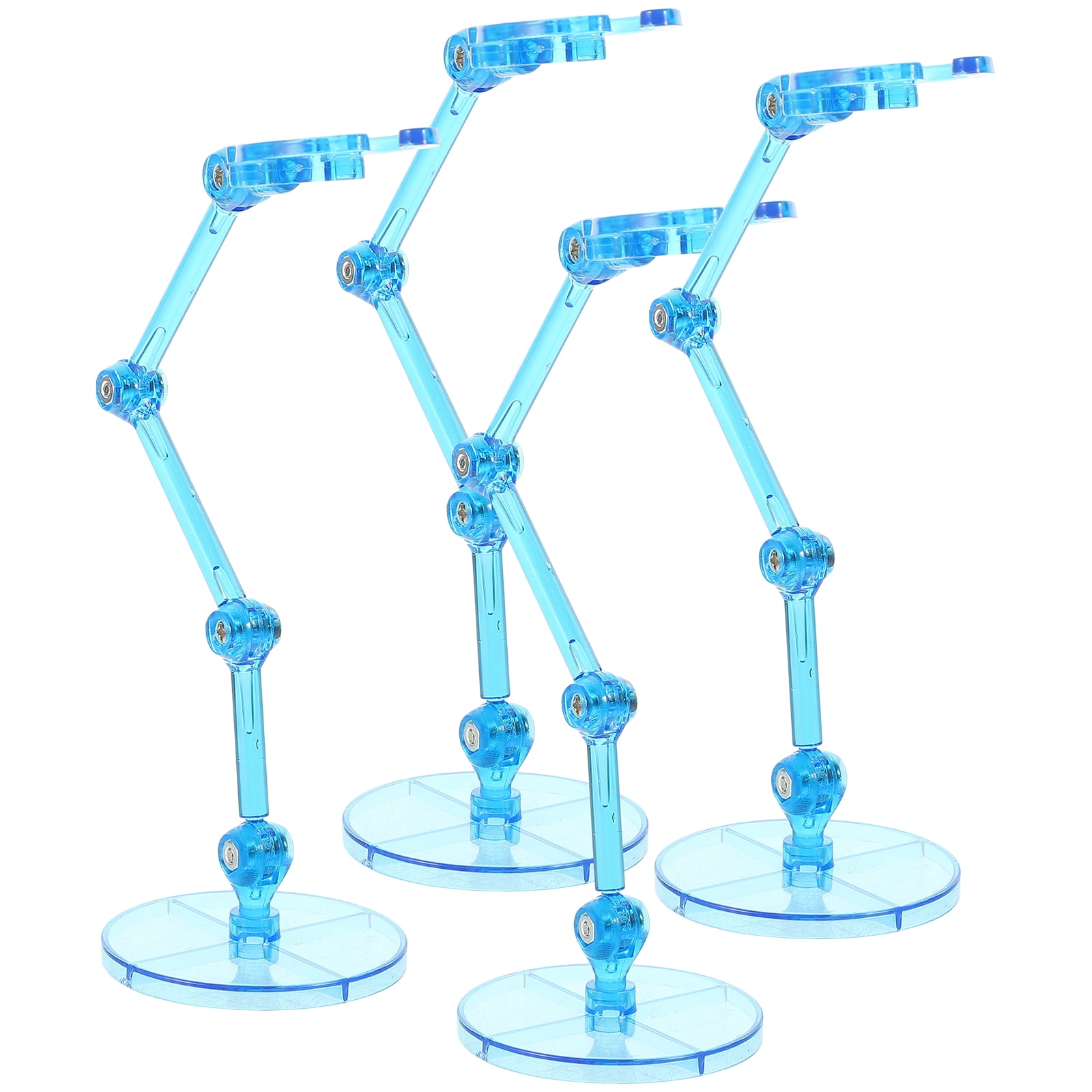 OGITUDE 4pcs Sturdy Action Figure Display Shelf Plastic Model Figurine ...