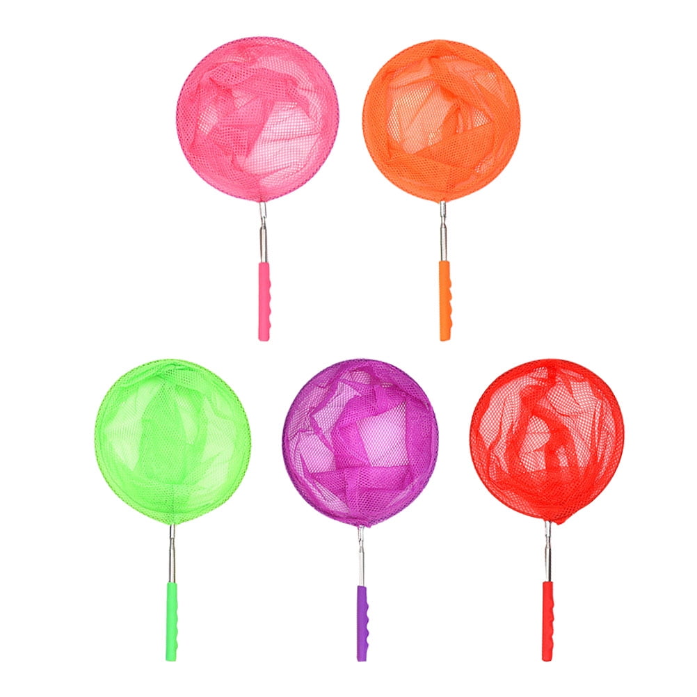 OGITUDE 5 Pcs Kids Butterflies Fishing Net Extendable Pole Insect ...