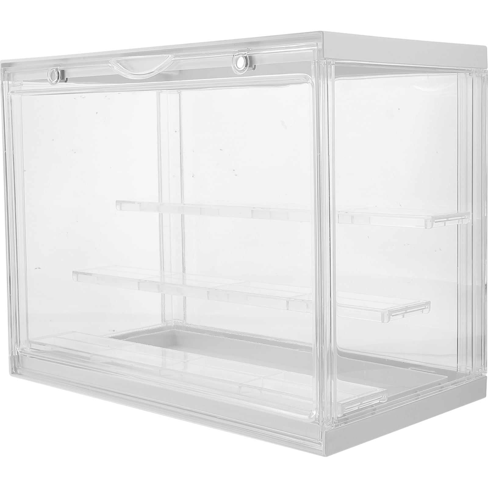 OGITUDE Transparent 3-layer Action Figure Storage Box Cartoon Figure ...