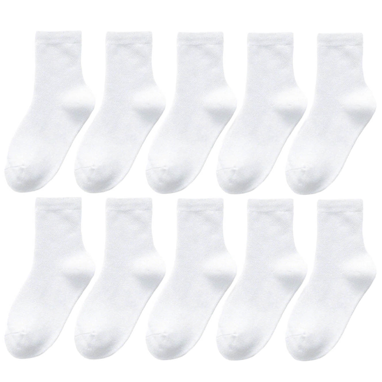OGLCCG 10 Pairs Kids Ankle Socks Boys Girls Teen Cotton Breathable Mesh ...