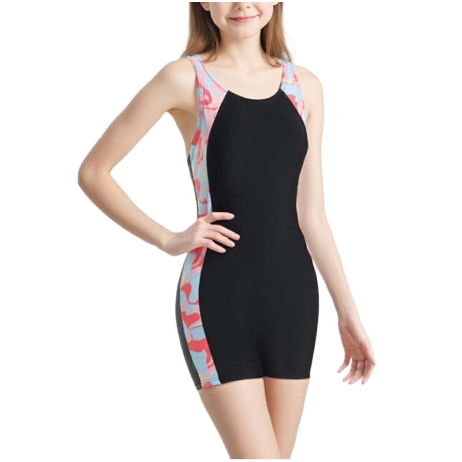 OGLCCG Girls One Piece Swimsuit Kids Sport Competitive Bathing Suit ...
