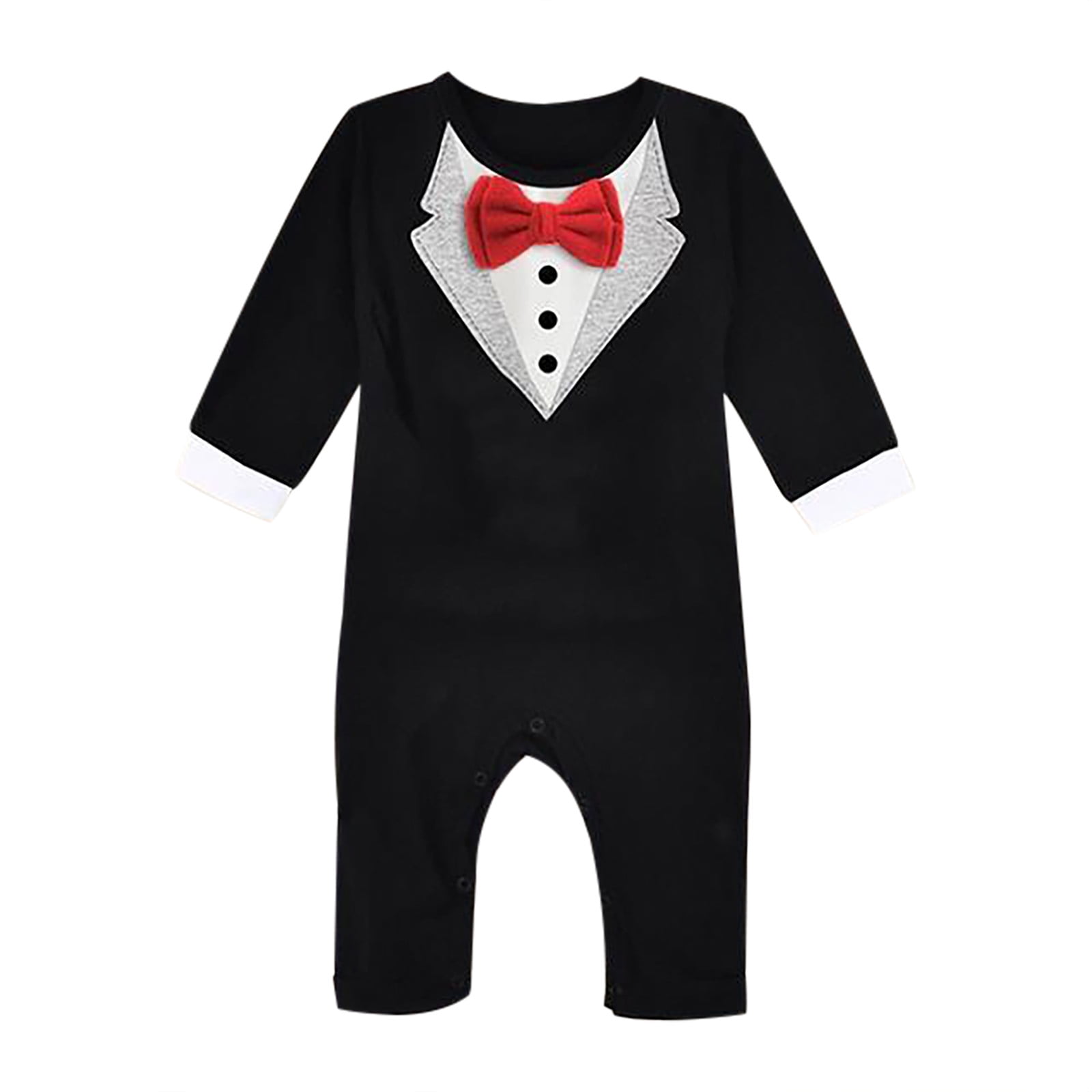 OGLCCG Infant Newborn Baby Boy Rompers Fall Winter Fleece Long Sleeve ...