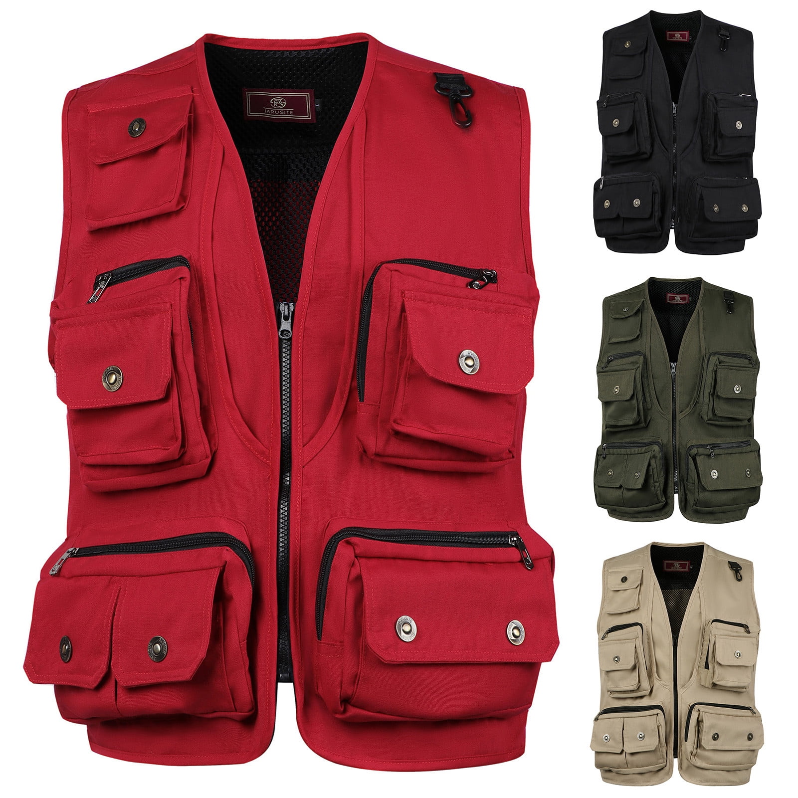 OGLCCG Men's Fishing Vest Utility Safari Travel Vest with Multi Pockets ... OGLCCG Men's Fishing Vest Utility Safari Travel Vest with Multi Pockets ...