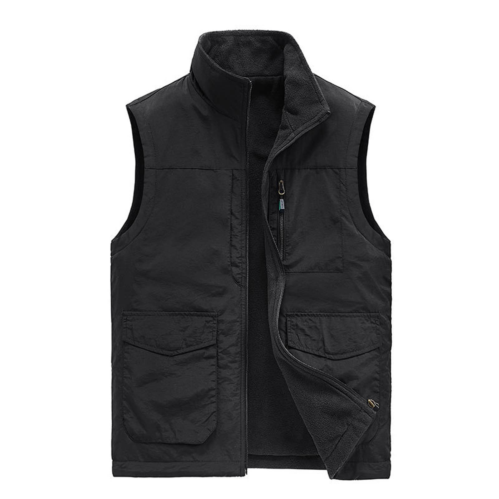 OGLCCG Men's Lightweight Quick Dry Outdoor Multi Pockets Fishing Vest ...