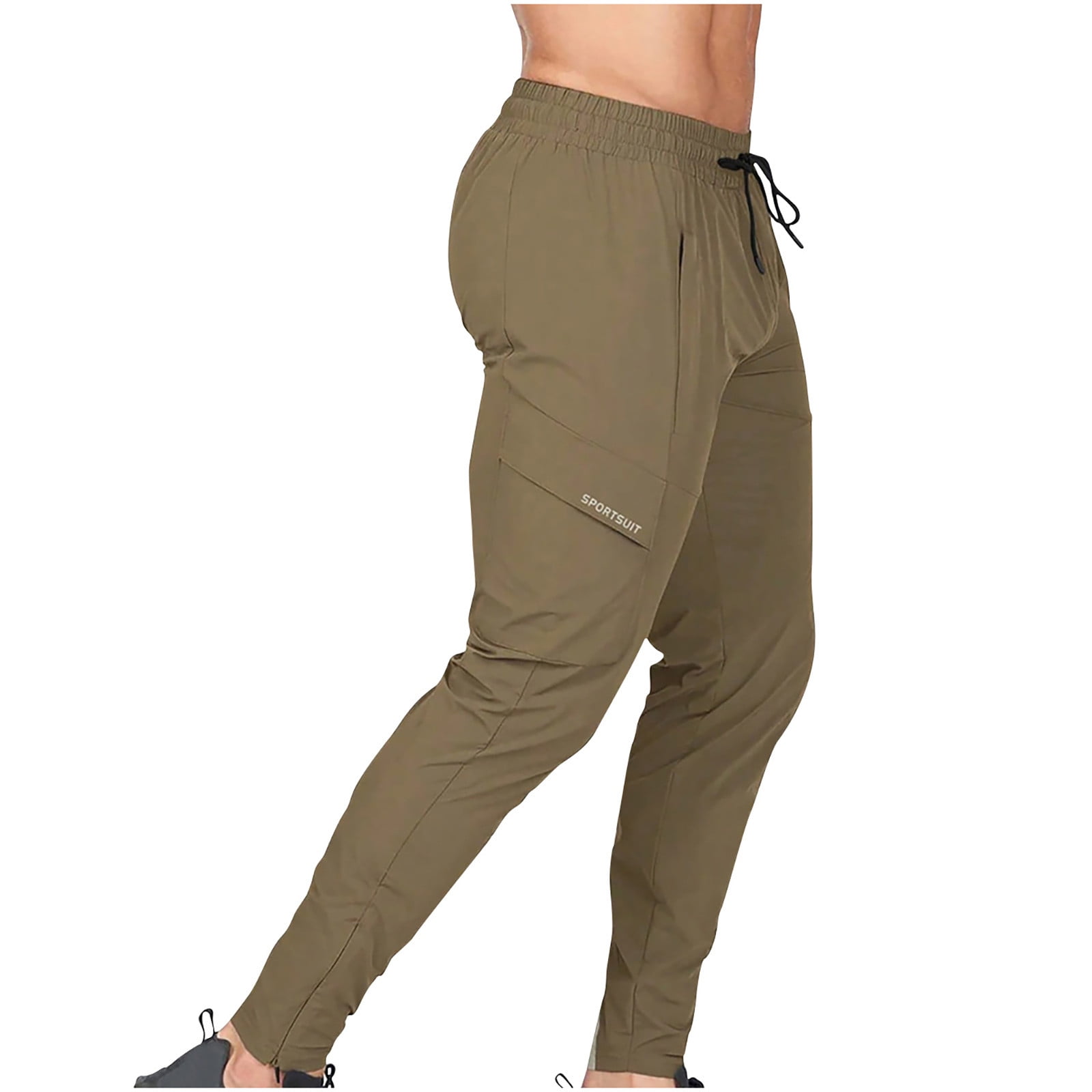 OGLCCG Men's Quick Dry Sweatpants with Zipper Pockets Lightweight ...