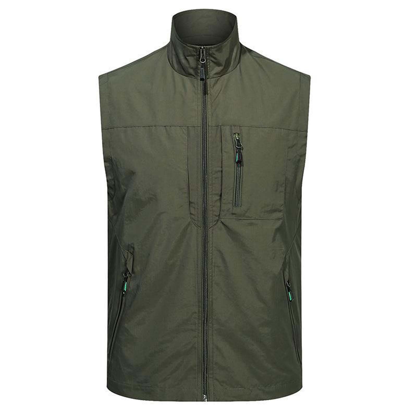 OGLCCG Men's Safari Fishing Vest Outdoor Work Quick-Dry Cargo Utility ... OGLCCG Men's Safari Fishing Vest Outdoor Work Quick-Dry Cargo Utility ...
