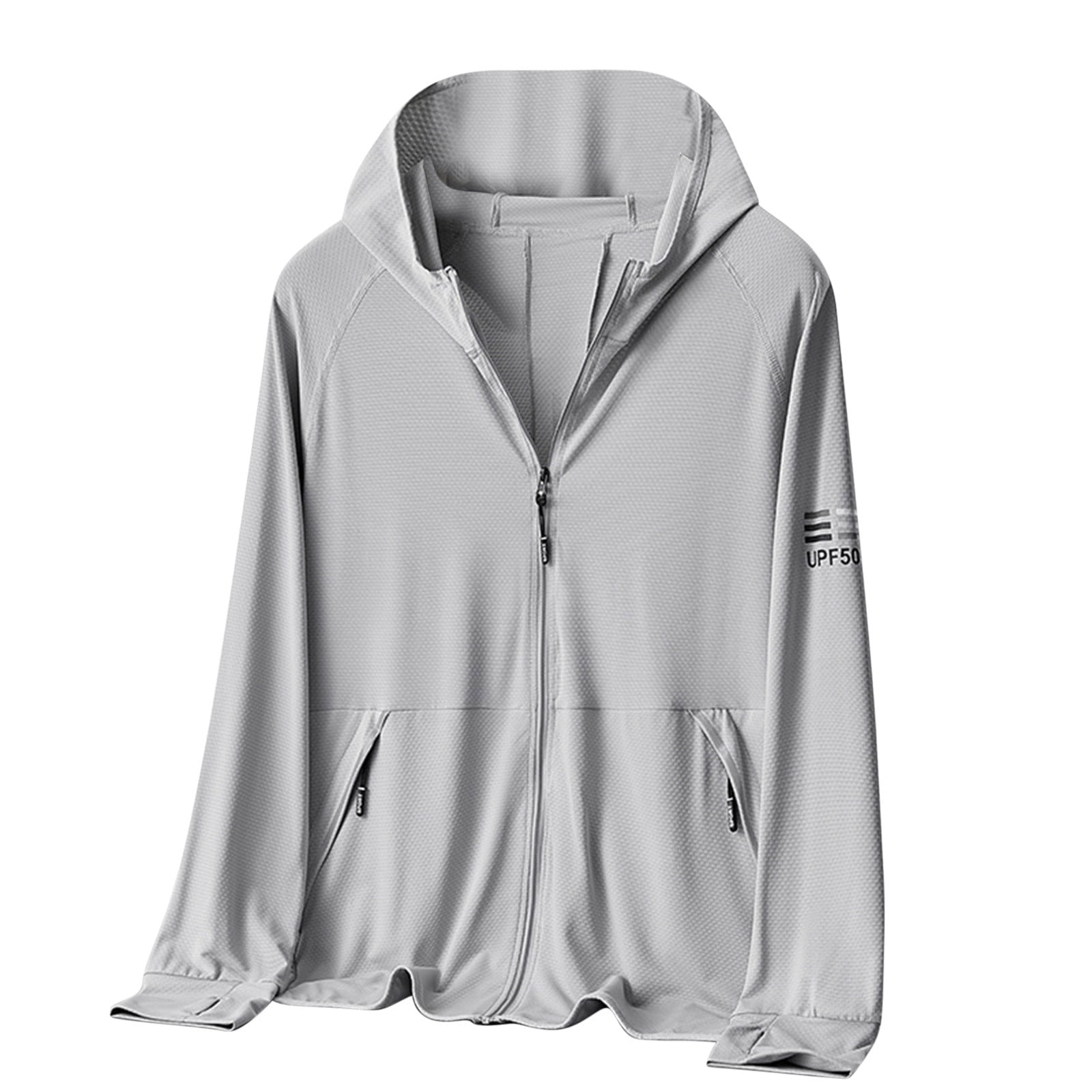 OGLCCG Men's UPF 50+ Sun Protection Jacket Summer Outdoor Fishing ...