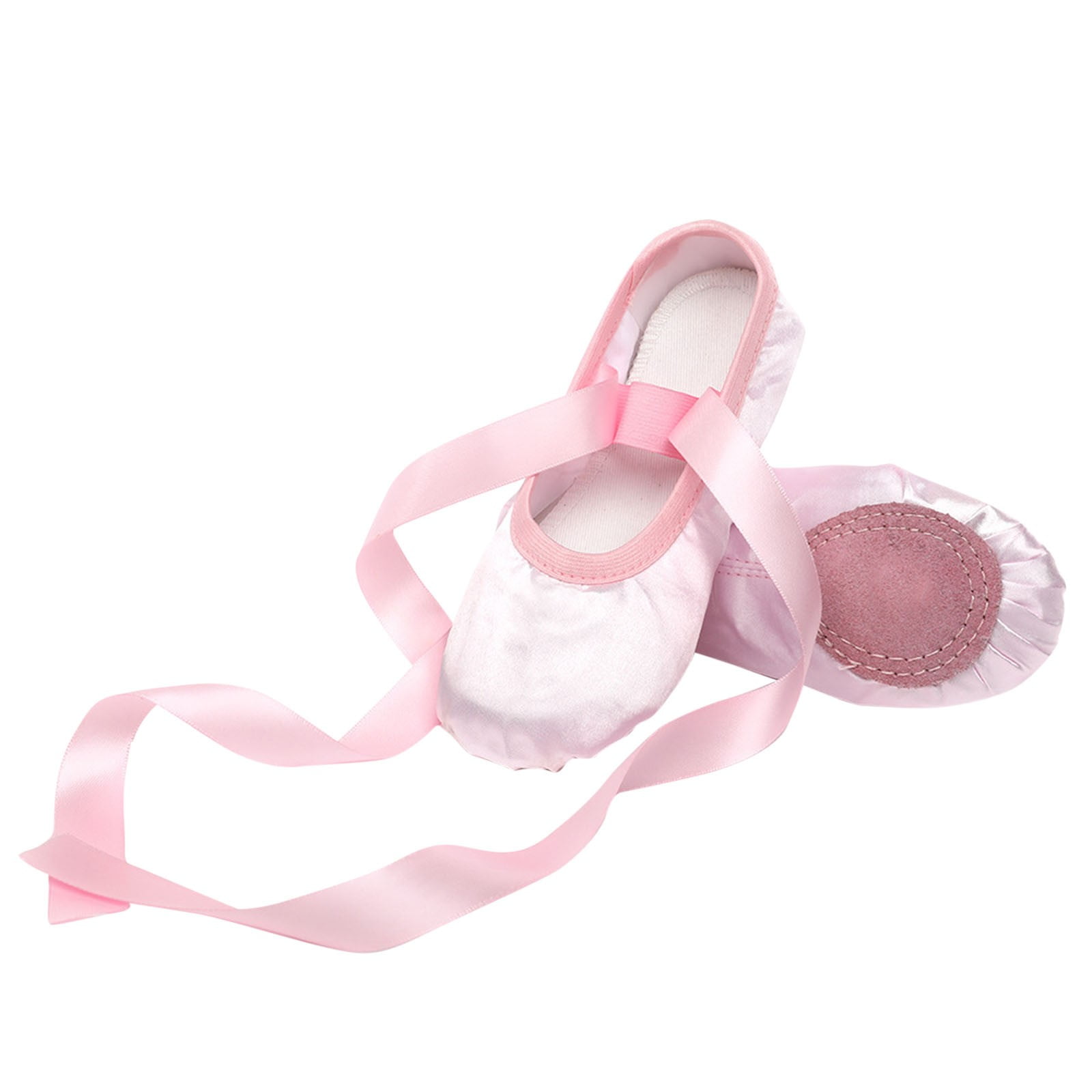 OGLCCG Toddler Girls Satin Pointe Ballet Shoes Dance Slippers Practice ...