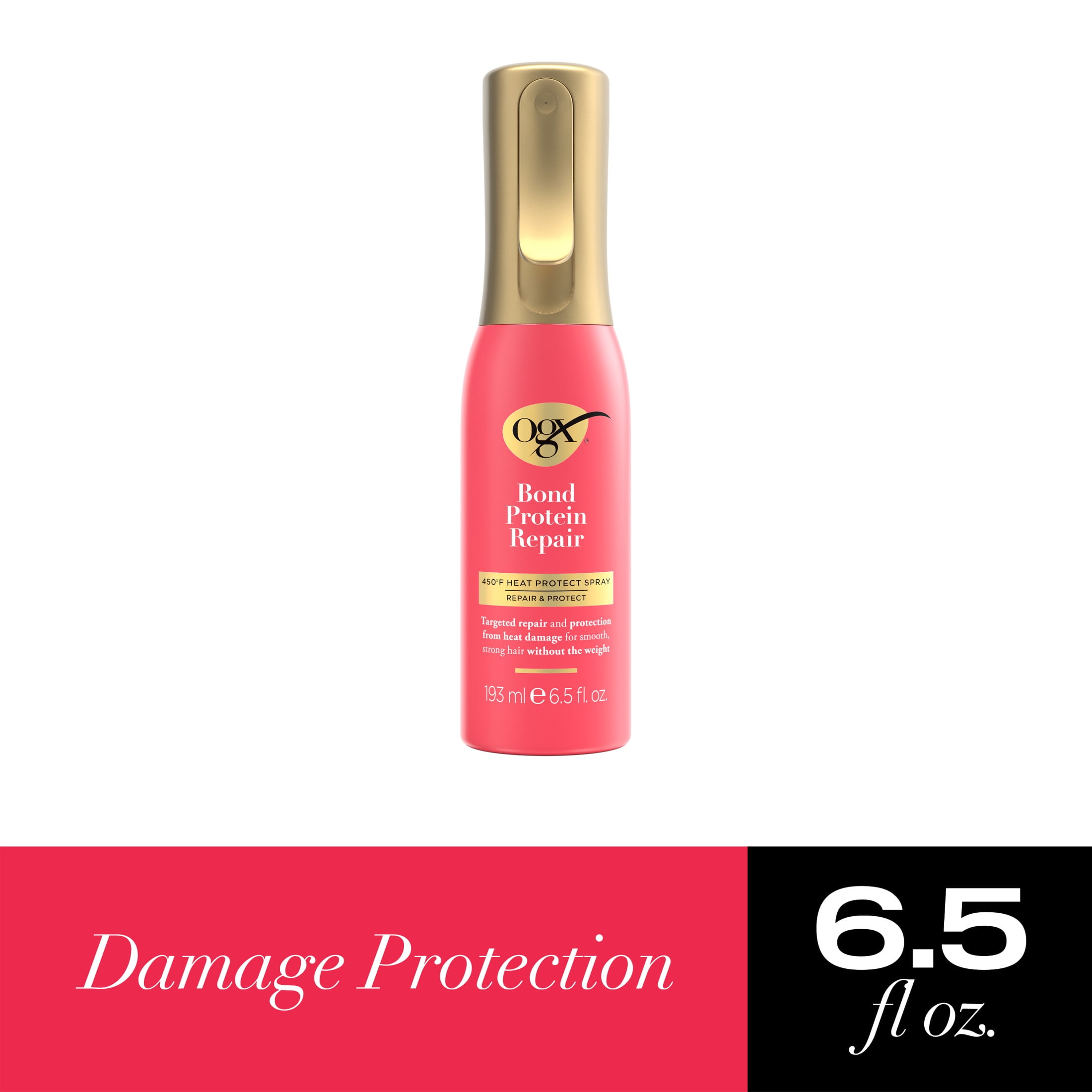 OGX® Bond Protein Repair 450°F Hair Heat Protectant Spray, 6.5 fl. oz ...