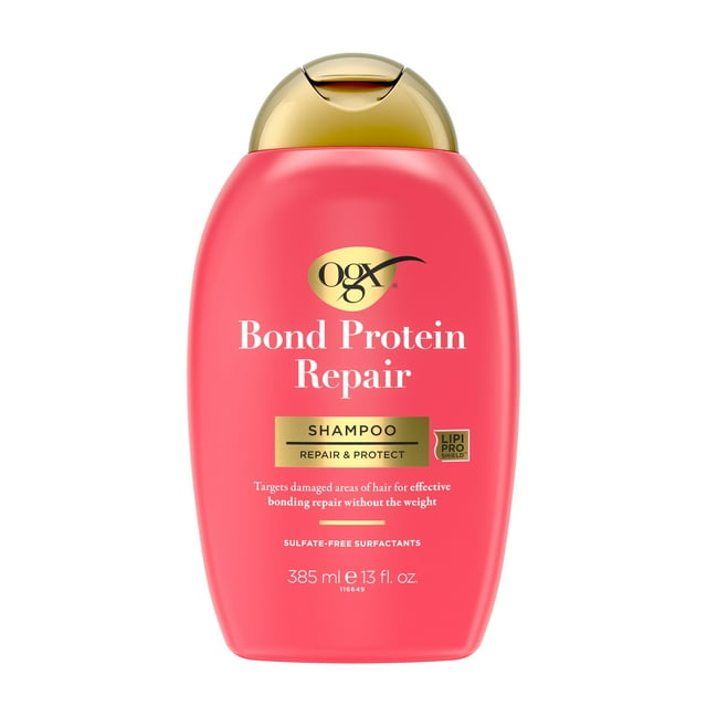 OGX Repair & Protect Bond Protein Repair Shampoo, 13 fl. oz - Walmart.com
