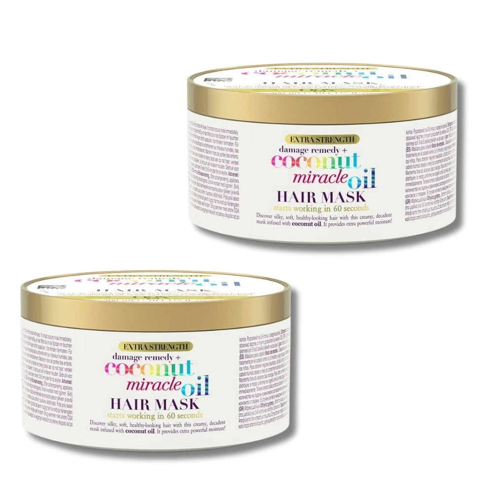 OGX Coconut Miracle Oil Hair Mask 300 ml 2 Pack - Walmart.com