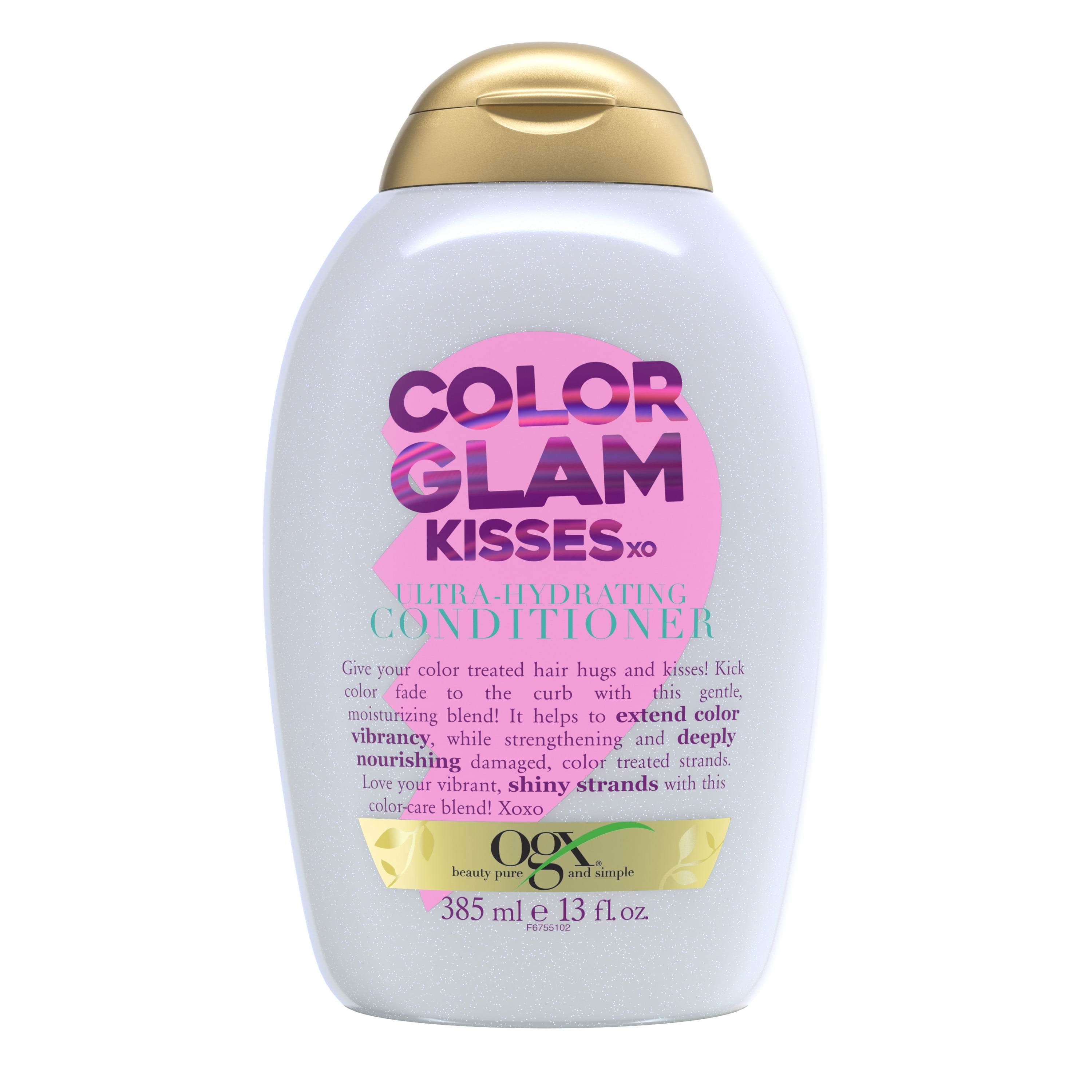 OGX ColorGlam Ultra Hydrating & Softening Conditioner, Sulfate-Free ...