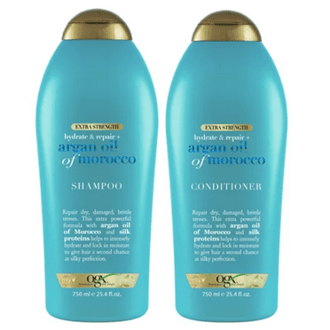 OGX Renewing + Argan Oil Moisturizing Daily Shampoo and Conditioner Set ...