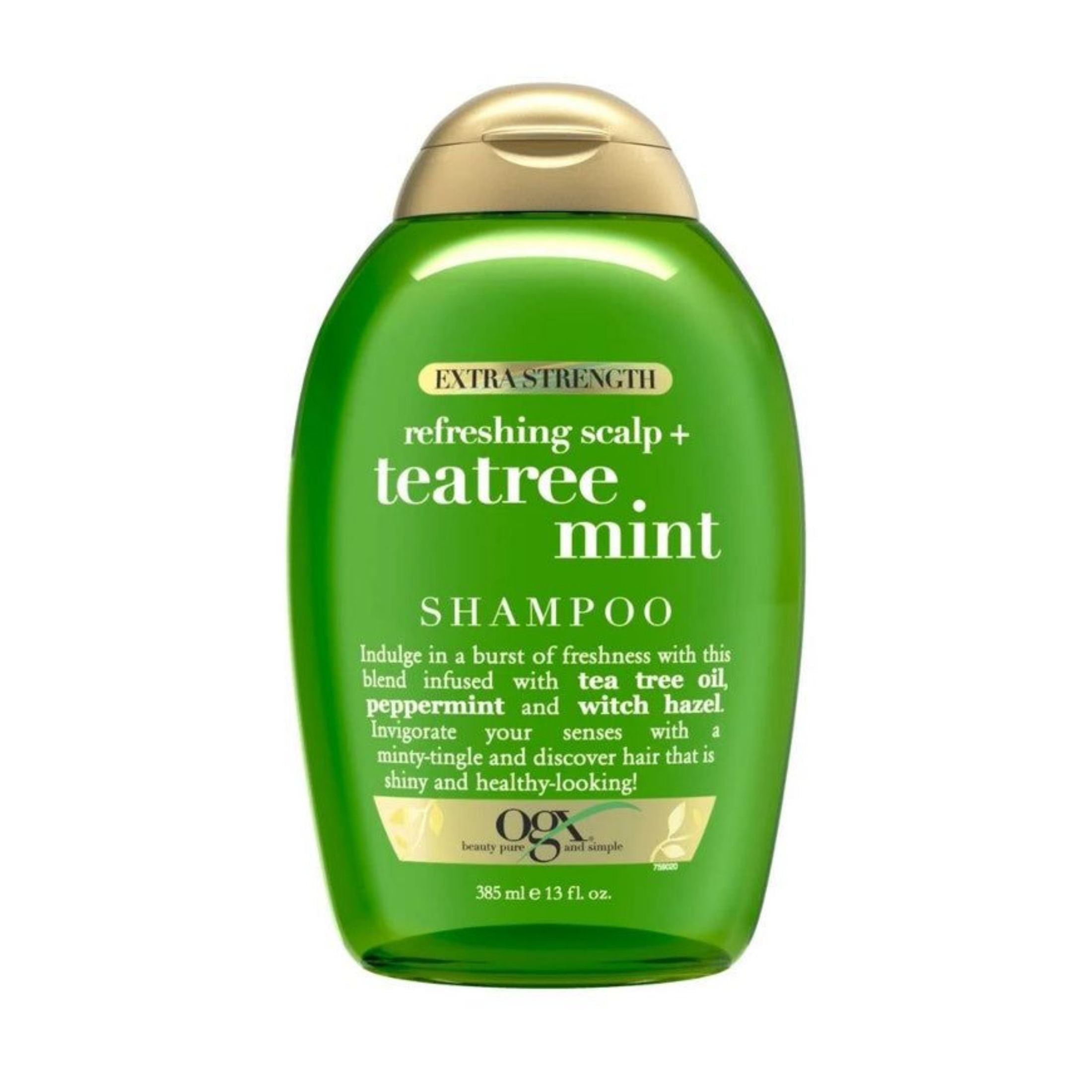 OGX Extra Strength Refreshing Scalp + Shampoo, Teatree Mint, 13 Oz ...