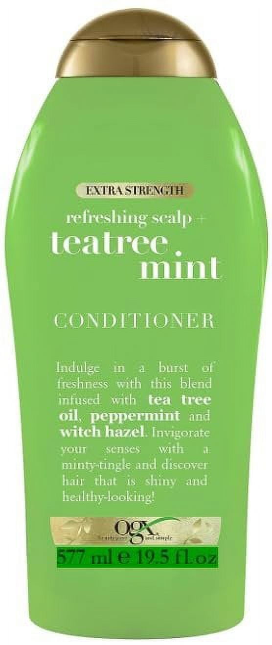 OGX Extra Strength Refreshing Scalp + Teatree Mint, Invigorating Scalp ...