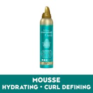 Maui Moisture flexible Hold + Coconut Milk Curl Foam Mousse, Curly Hair ...
