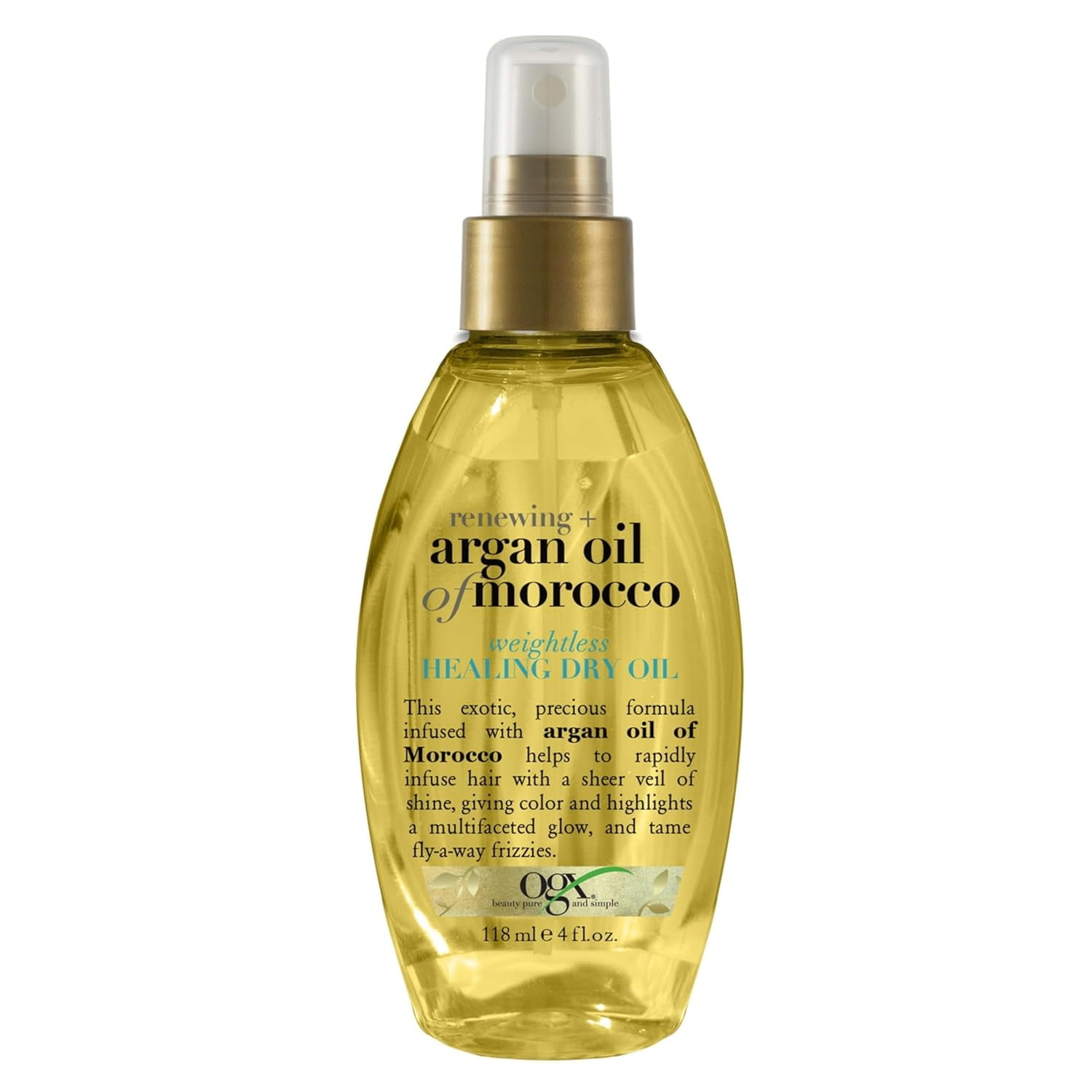 OGX Renewing + Argan Oil of Morocco Weightless Healing Dry Oil Spray ...
