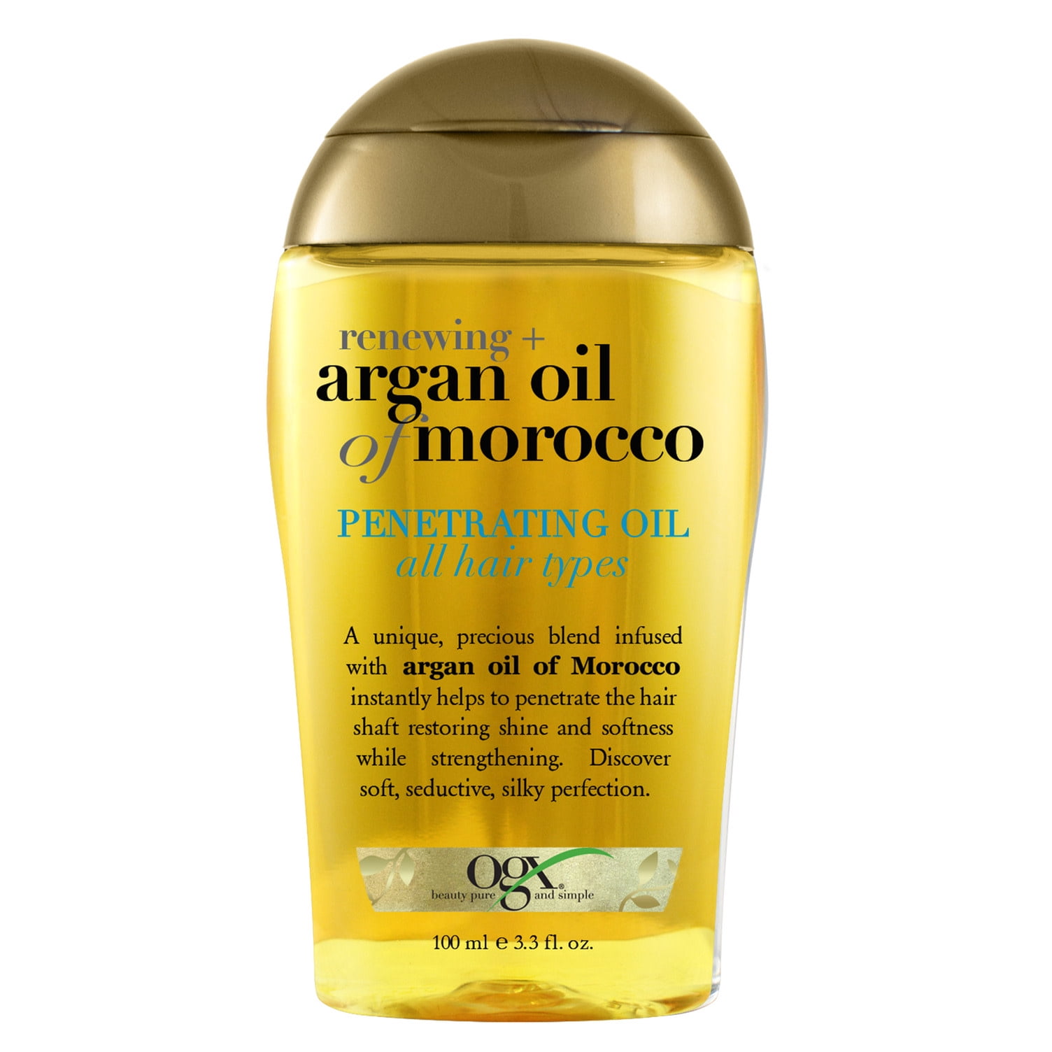 OGX, Hair Oil, 3.3 fl. oz, Renewing + Argan Oil of Morocco - Walmart.com