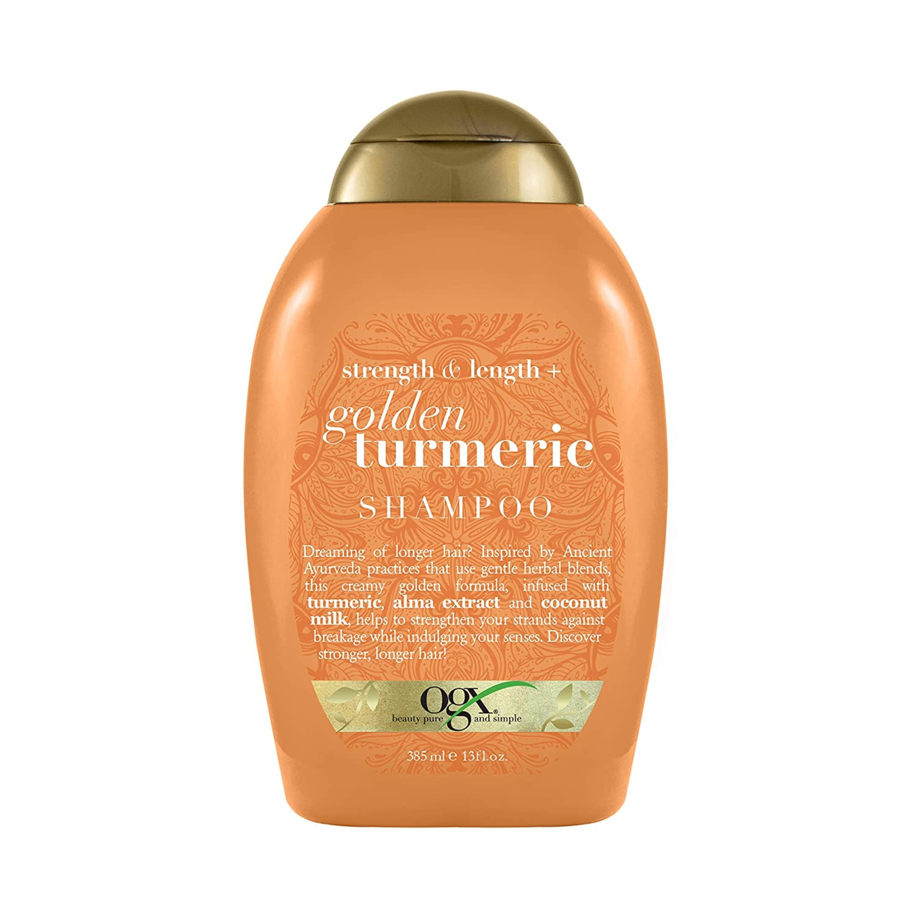OGX Golden Turmeric & Coconut Milk Shampoo, Strength & Length, Soothes ...
